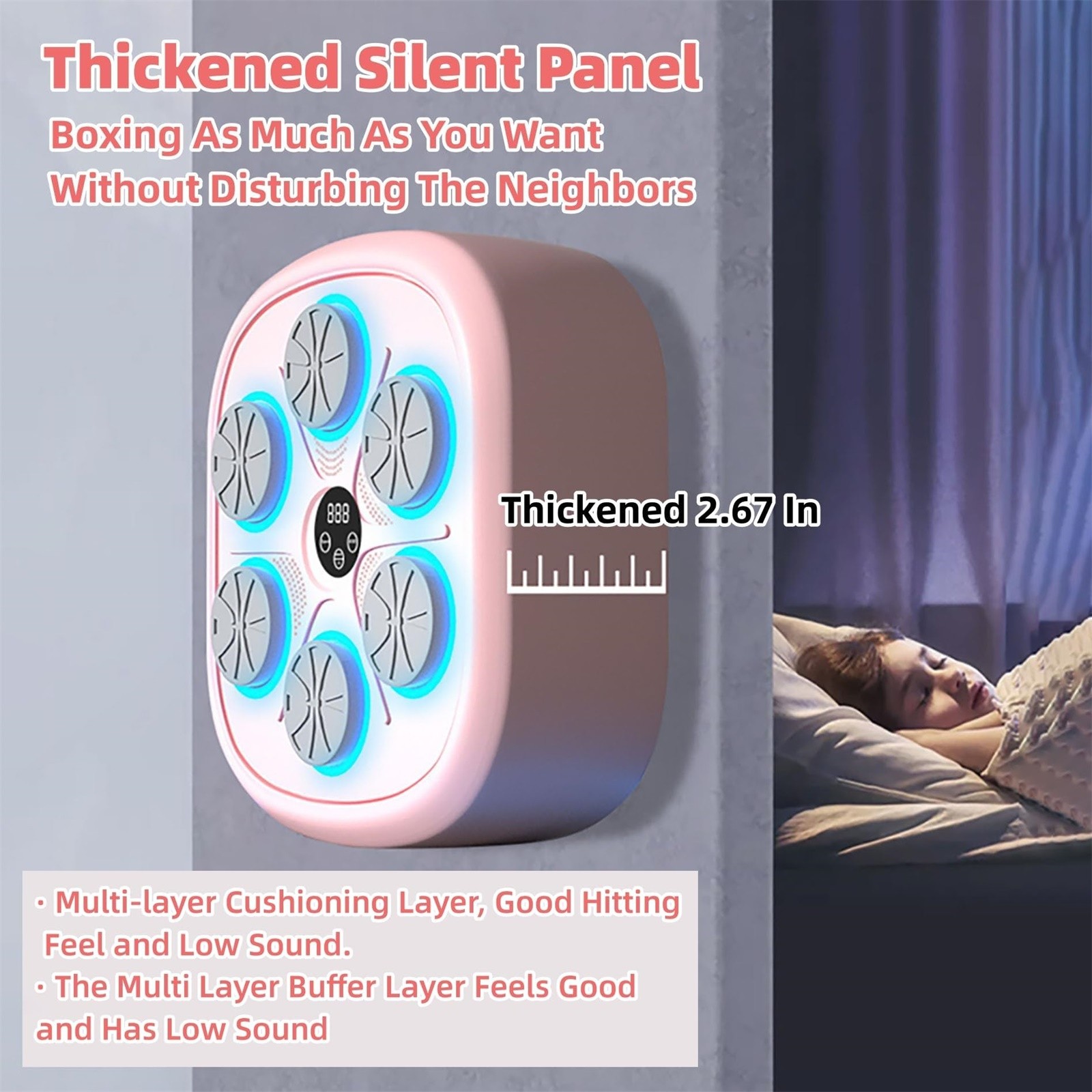 Upgraded version of smart music boxing machine Speed Adjustment Boxing ...